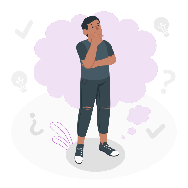 Man Thinking Cartoon